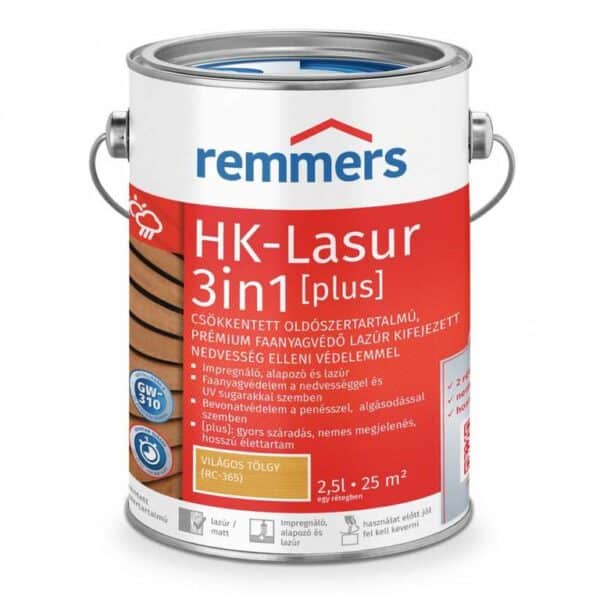Remmers HK-Lasur 3in1 Plus lazúr - Online festékbolt